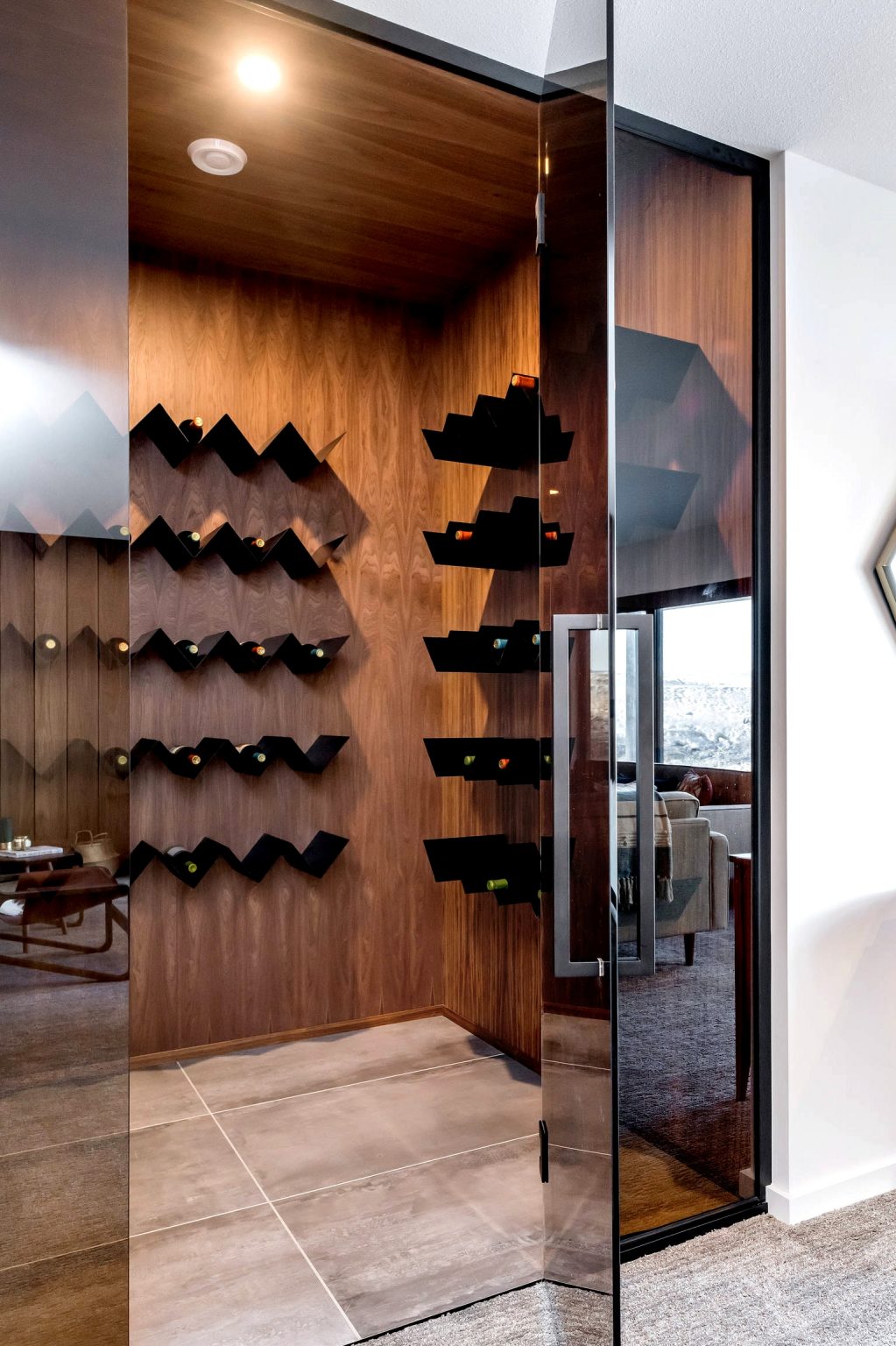 16 Sophisticated Mid-Century Modern Wine Cellar Designs